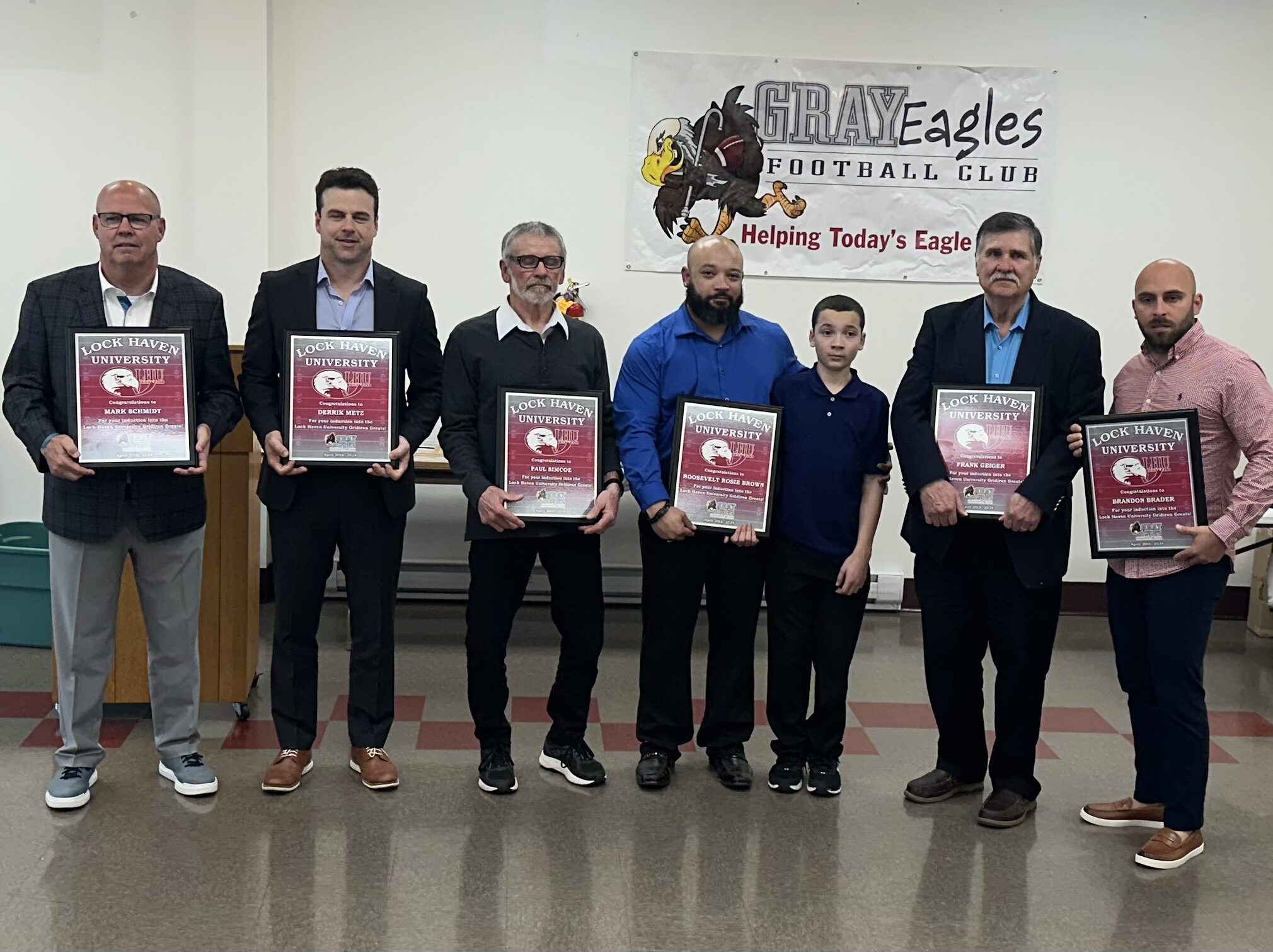Hall of Fame - Gray Eagles Football Alumni Association