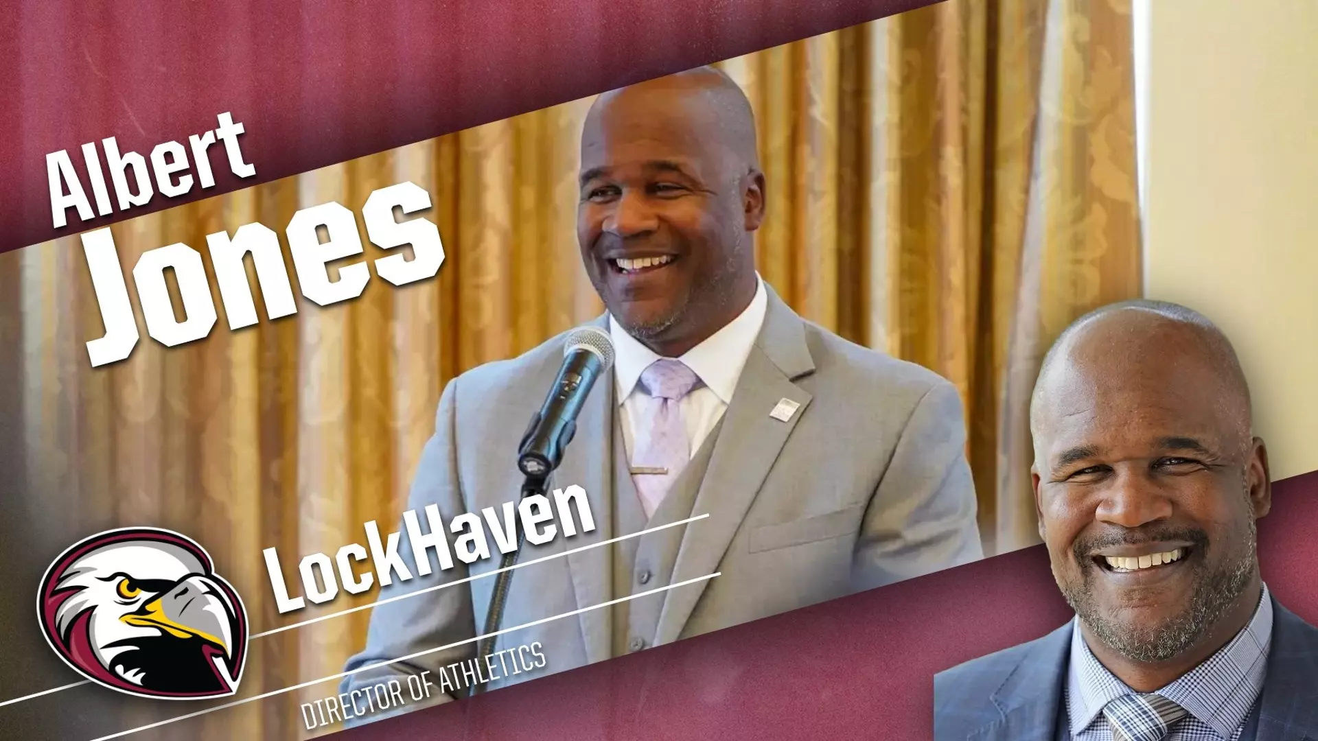 Albert Jones named Lock Haven Director of Athletics - Gray Eagles ...